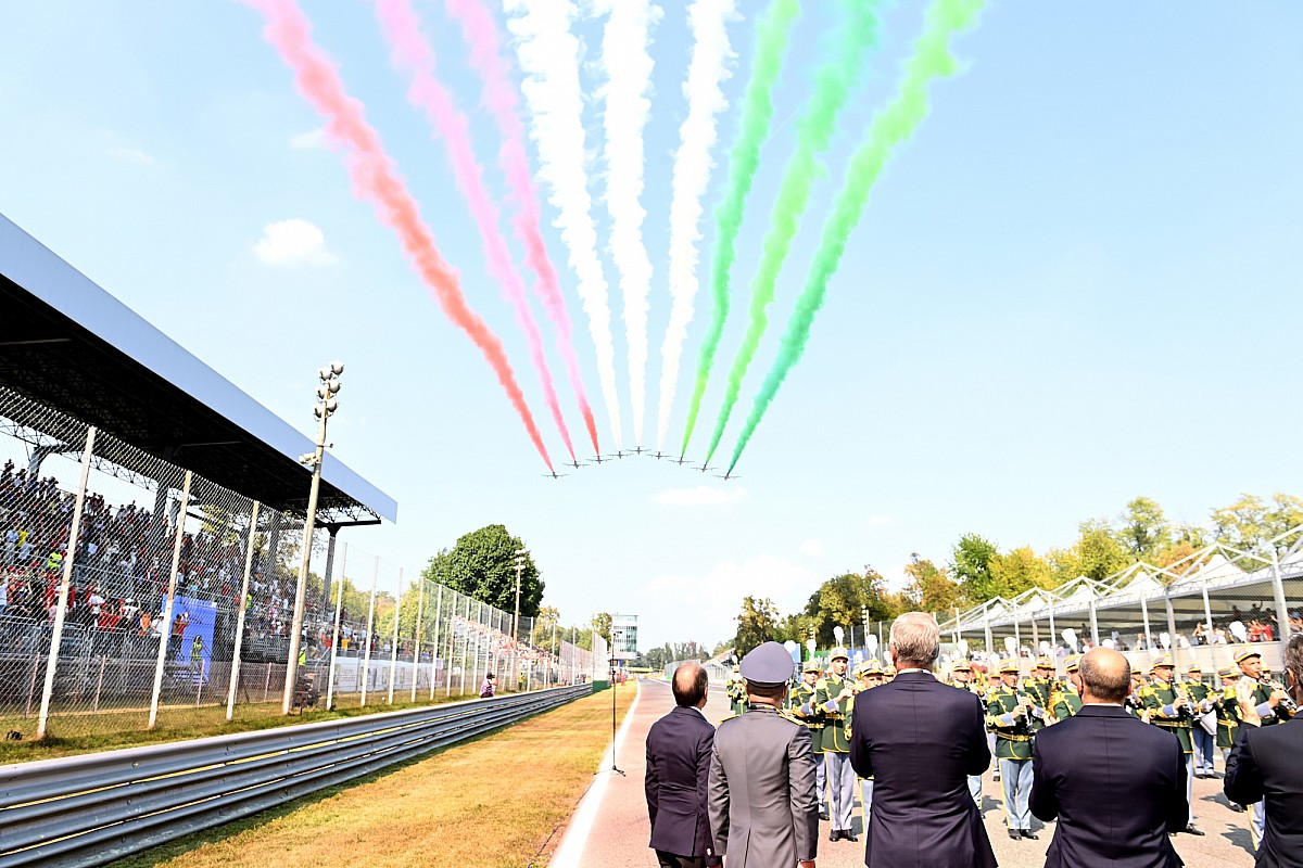 Monza y Silverstone continuarán con sus exhibiciones aéreas en F1