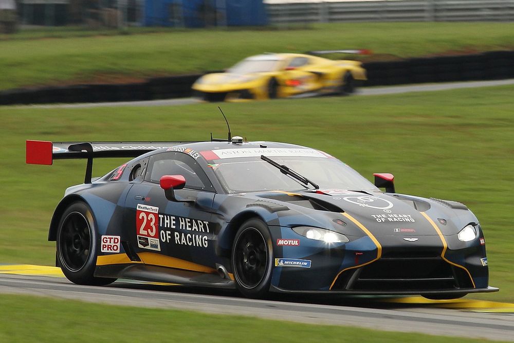 VIR IMSA: Gunn’s Aston Martin and Ward’s Mercedes take poles