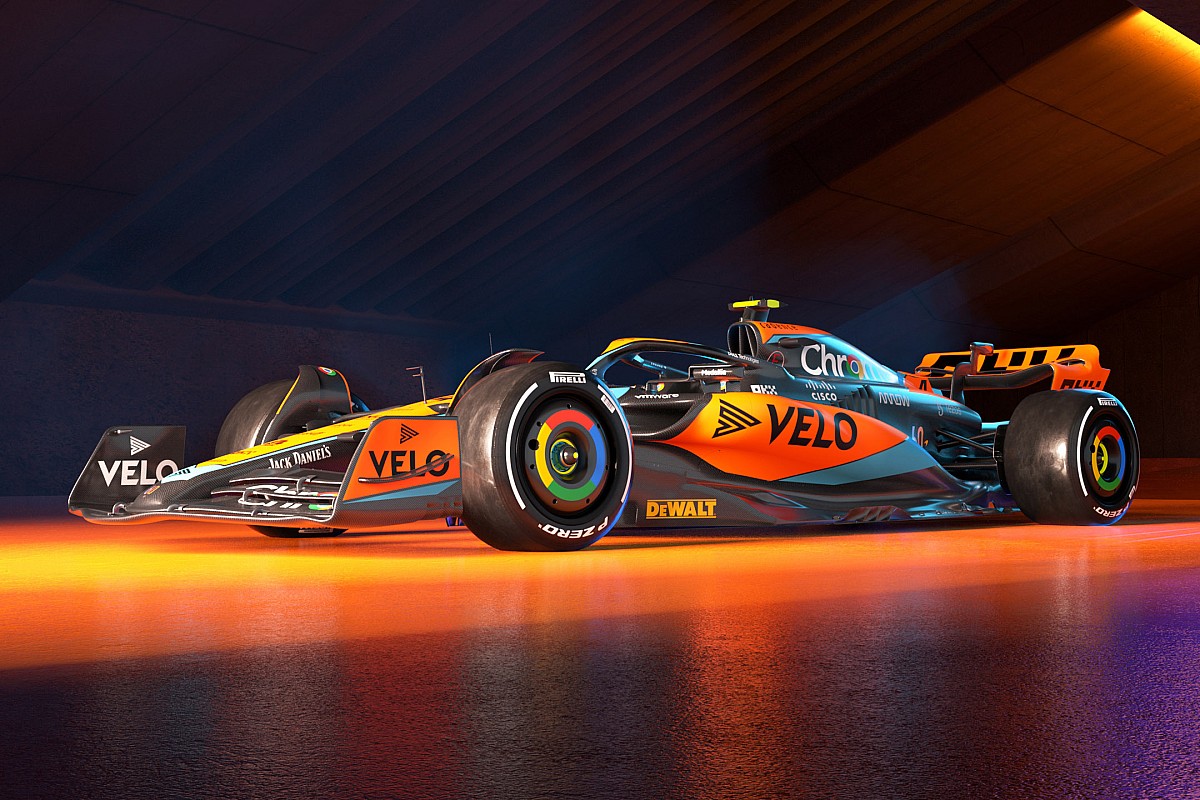 McLaren reveals MCL60 F1 car with Norris, Piastri