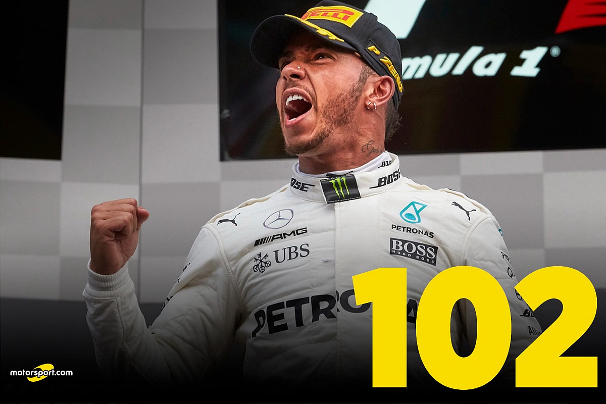 Las 104 victorias de Lewis Hamilton en la F1