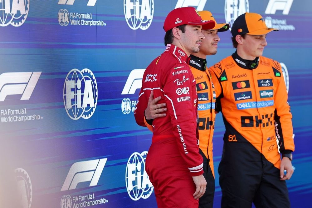 The starting grid for the 2025 F1 Austrian GP