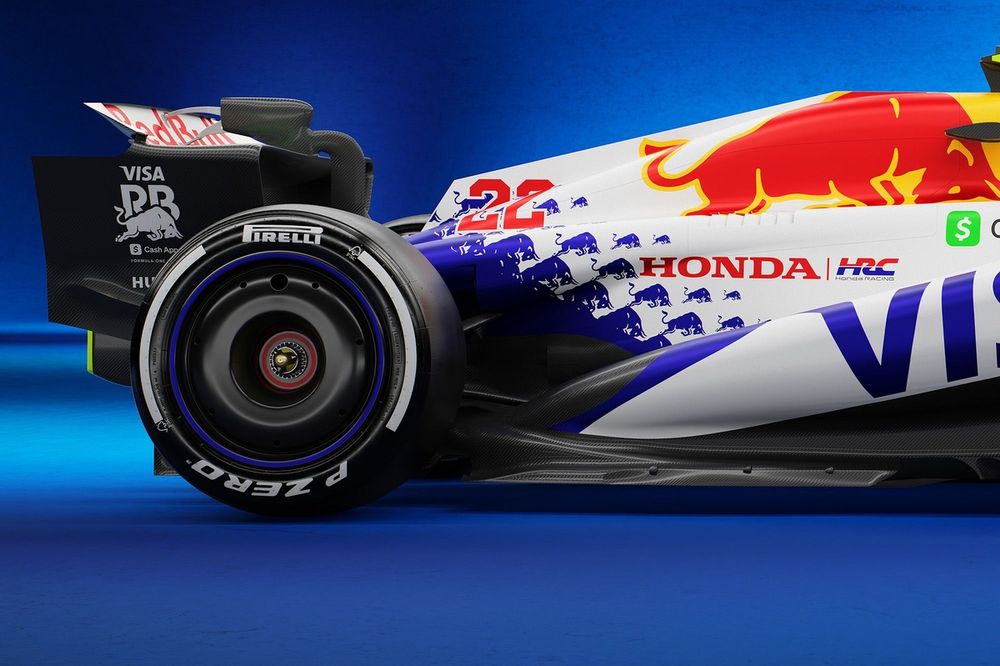 レーシングブルズ、ホンダ＆HRCロゴ併記に込められた理由。レッドブル・グループとのF1共闘最終年に原点回帰