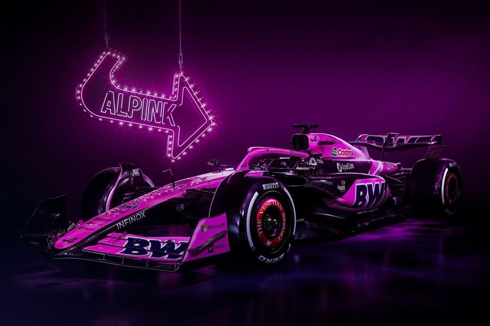 Alpine, sezonun geri kalanında 'tamamen pembe' bir araçla yarışacak!