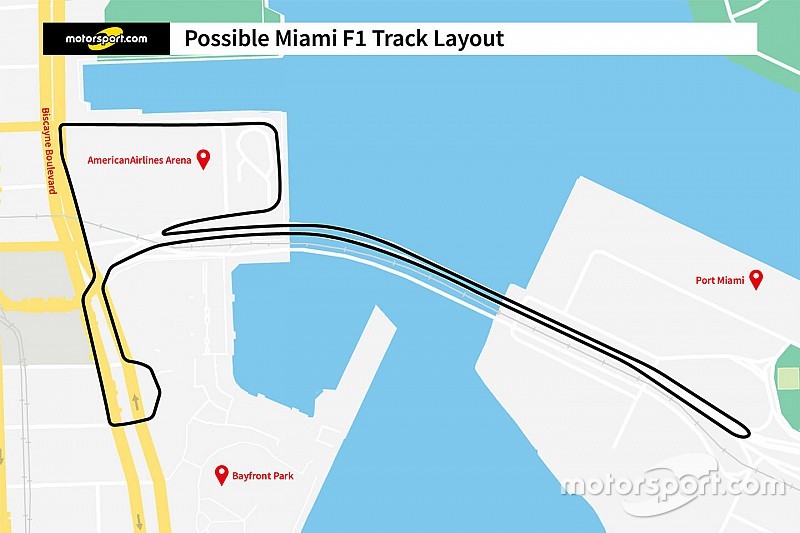 Así es el circuito pensado por Miami para recibir a la F1