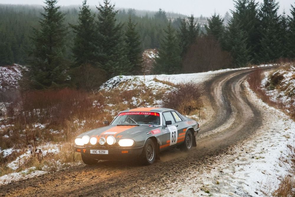 The V12 Jaguar that's become an unusual rally machine