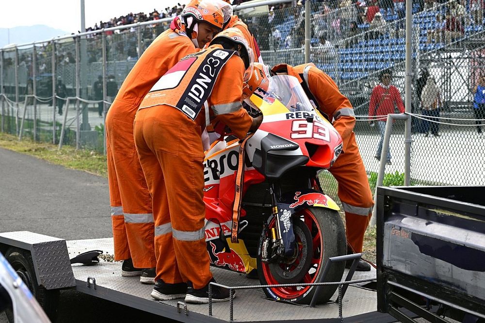 MotoGP | Marquez: “Un’altra caduta, ma tra poco è finita”