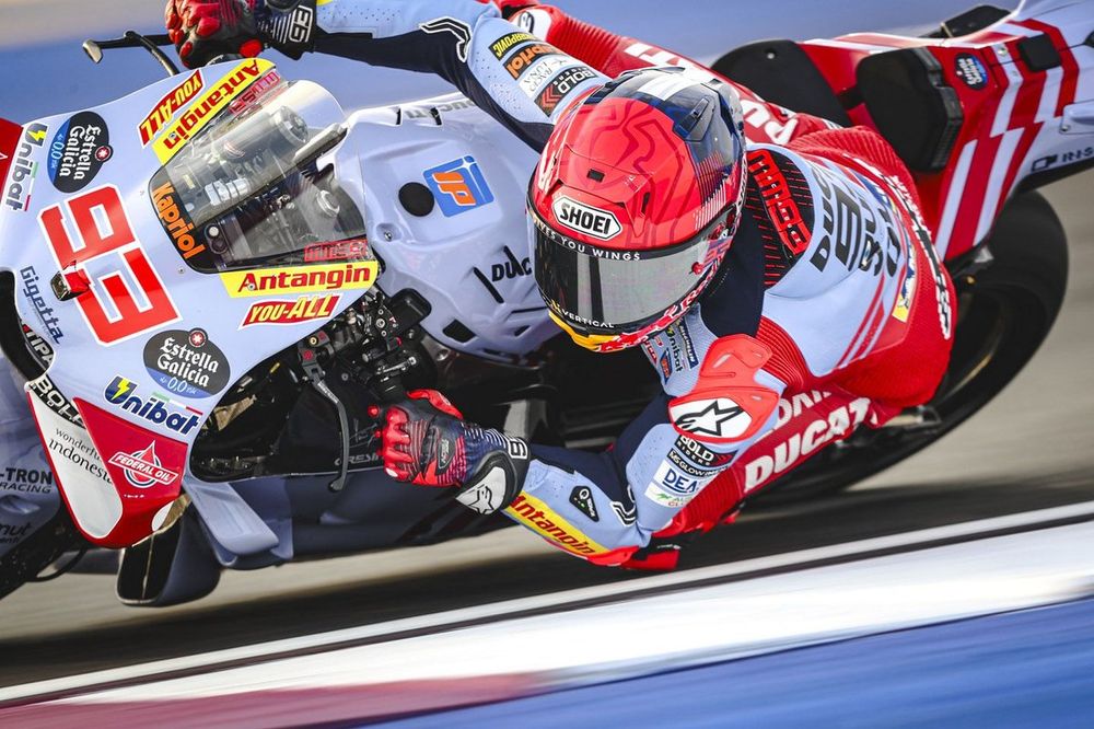 Marquez “not far” in Qatar MotoGP practice but wary of “fake day”