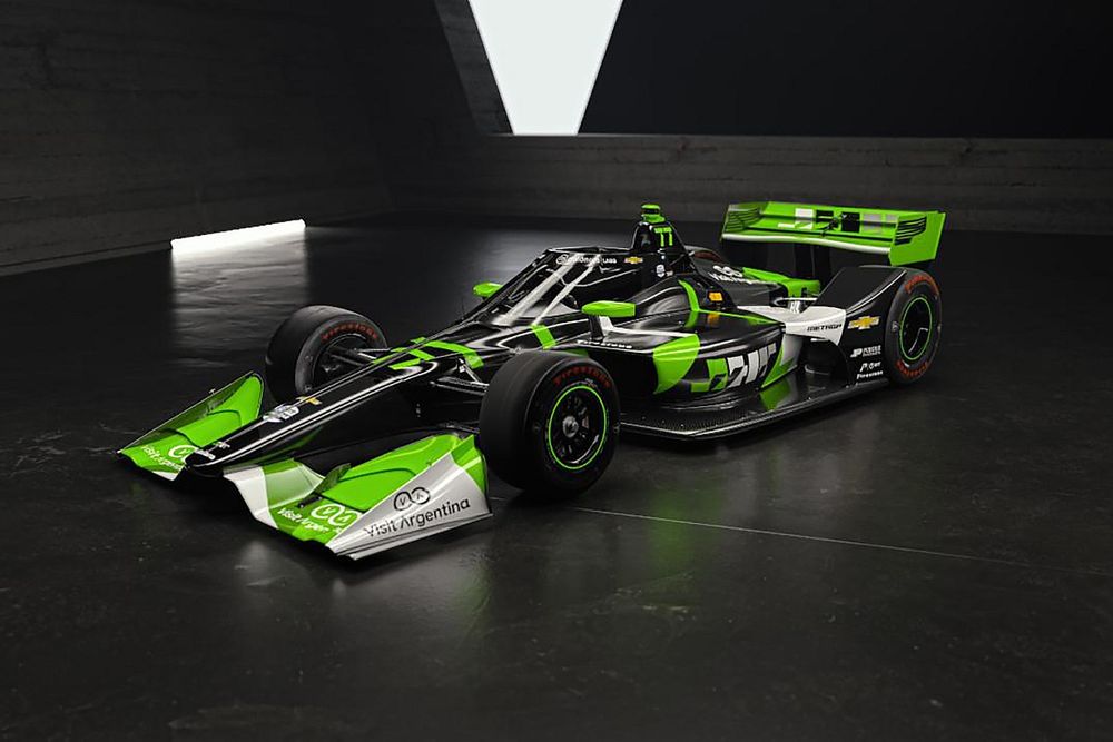 Juncos presenta su nueva imagen con Canapino para la IndyCar 2023