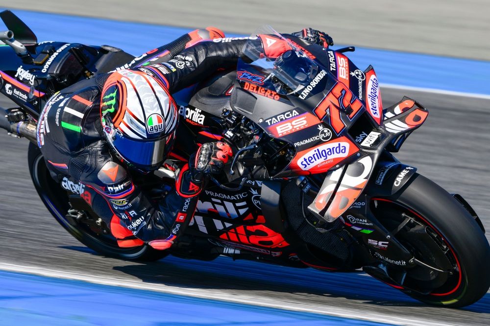 MotoGP | Bezzecchi: "Gara positiva. Il time attack mi limita, ma l'Aprilia è forte"