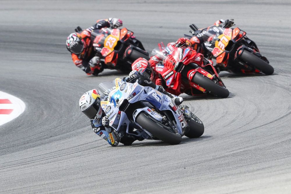 MotoGP Catalan GP: Alex Marquez ends Marc's winning run with stunning ...