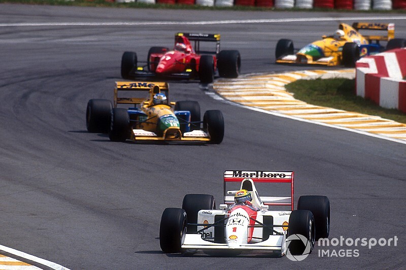 O dia em que Senna enfureceu Schumacher em Interlagos
