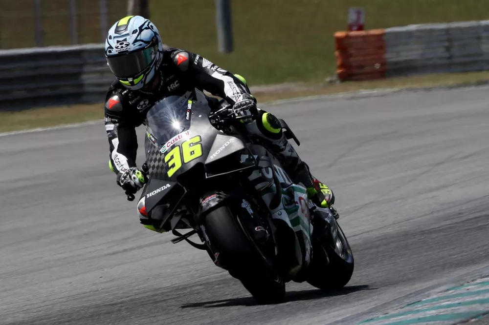MotoGP Sepang test: Honda leads rain-hit Day 2 as engine issues ...