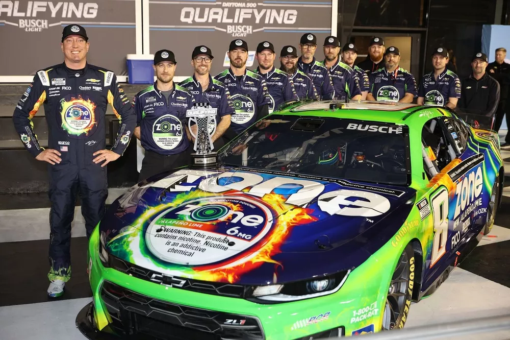 Official starting lineup for the 2026 Daytona 500