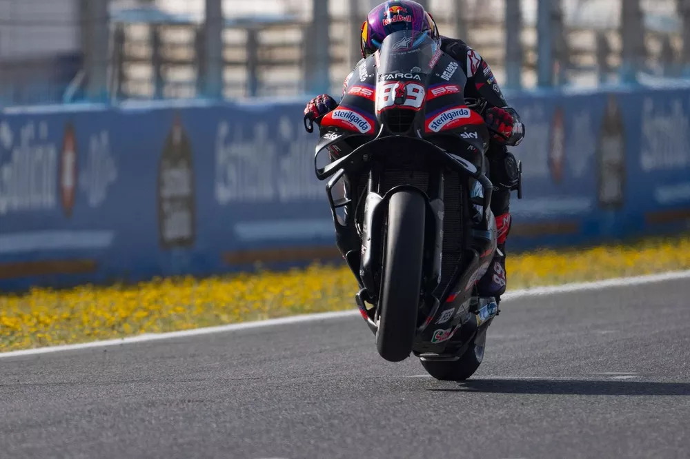 Aprilia runs 2027 MotoGP bike on track for first time in private Jerez test
