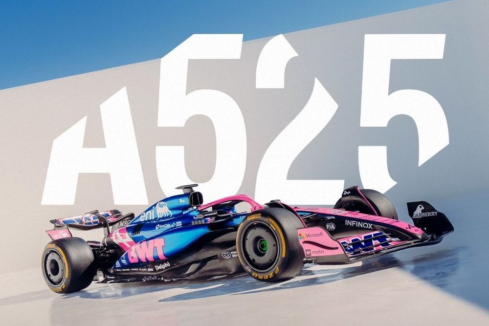 Alpine, 2025 F1 renk düzenini tanıttı!