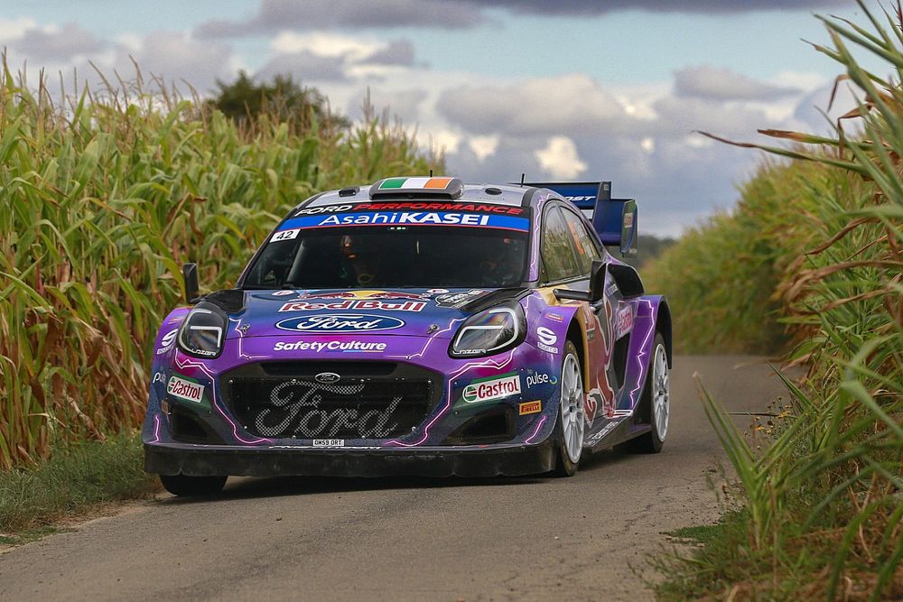 WRC Belgium: Officials red flag stage after Breen roll