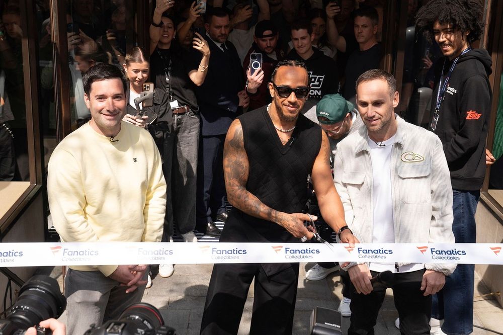Lewis Hamilton teams up with Fanatics after London store launch