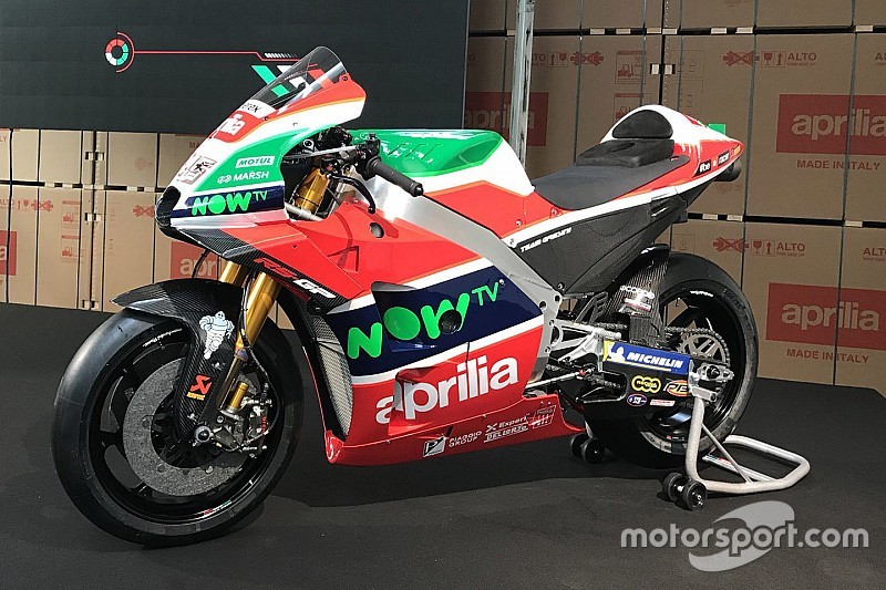Aprilia reveals its 2018 MotoGP livery