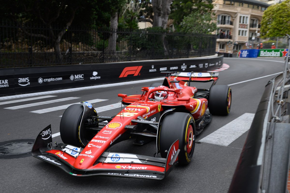 ルクレール、悲願の母国優勝へ向けFP3でも最速！ フェルスタッペンが2番手。角田裕毅9番手と好調｜F1モナコGP