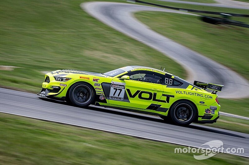 VIR PWC: VOLT Mustang conquers GTS SprintX race 1