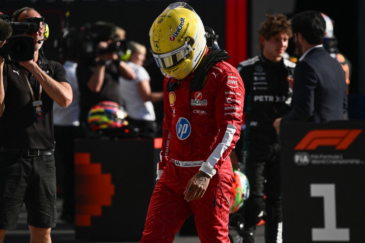 Hamilton aclara por qué no dio rebufo a Leclerc en la clasificación de ...
