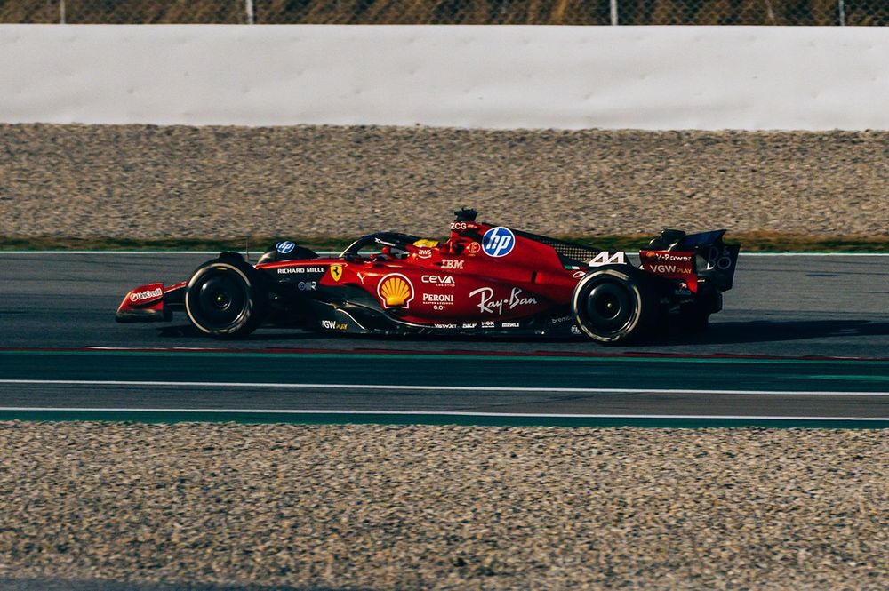 Hamilton crashes Ferrari F1 car in private Barcelona test
