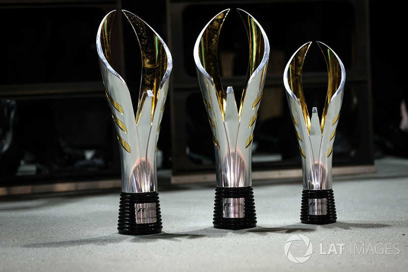 Trophies at Singapore GP