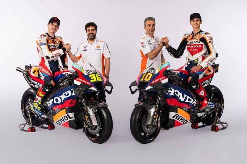 Foto's: De nieuwe livery van Repsol Honda vanuit alle hoeken