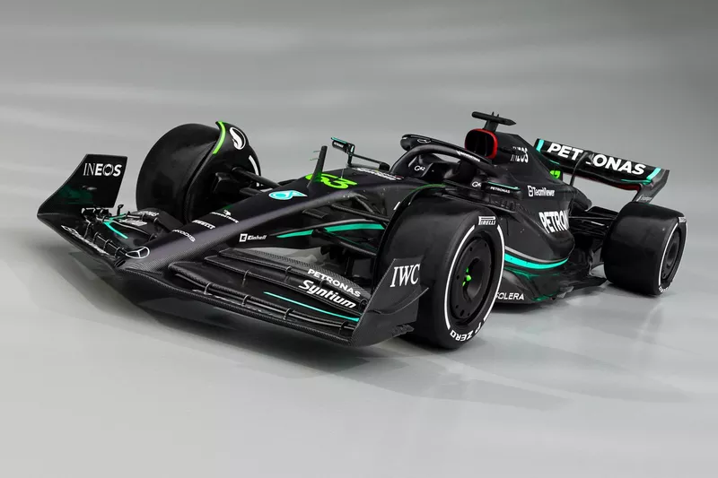 Mercedes unveils W14 Formula 1 car for 2023 season