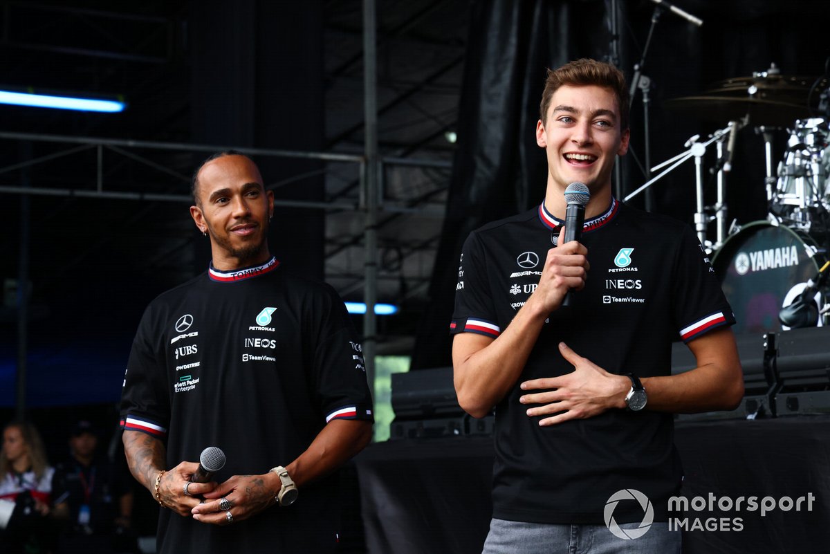 Russell : Hamilton qui veut prolonger, c'est "vraiment excitant"