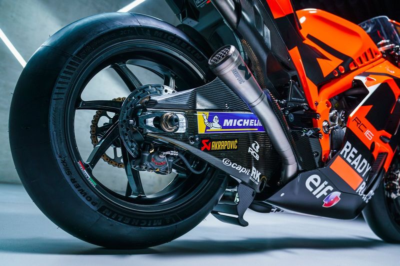 KTM unwraps 2022 factory and Tech 3 MotoGP bikes