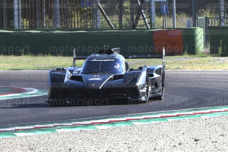 Lamborghini's LMDh car hits the track for the first time