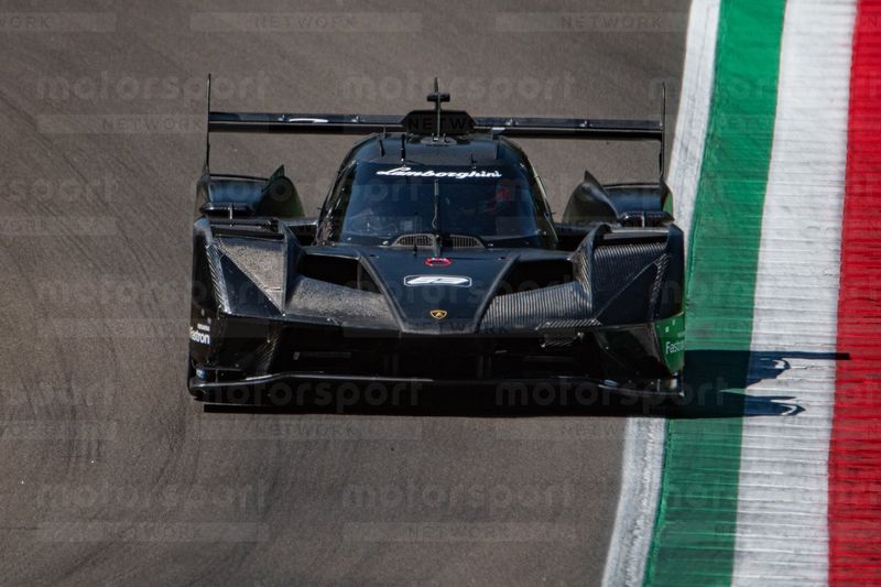 Lamborghini's LMDh car hits the track for the first time