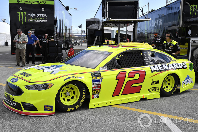 Ryan Blaney, Team Penske, Menards/Peak Ford Fusion at Daytona Clash ...