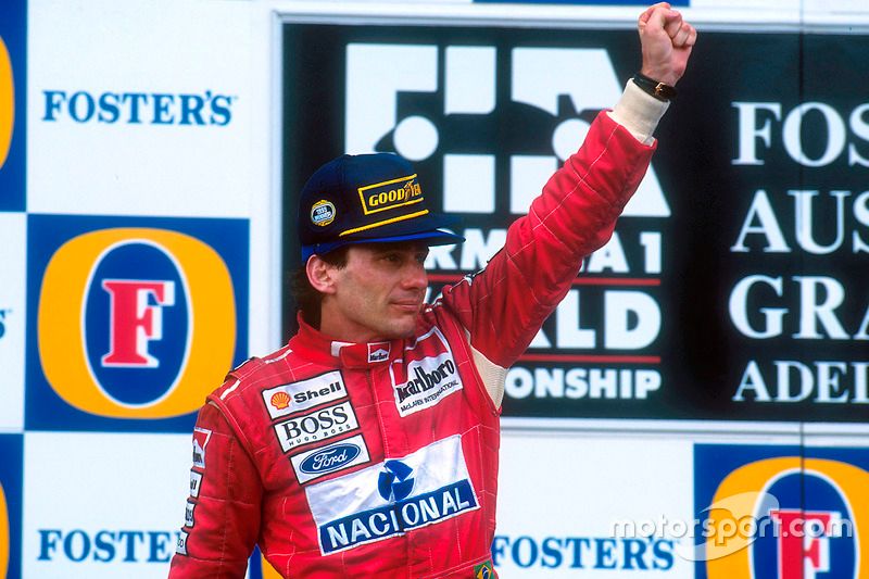 Gallery: Best of Senna's podium celebrations