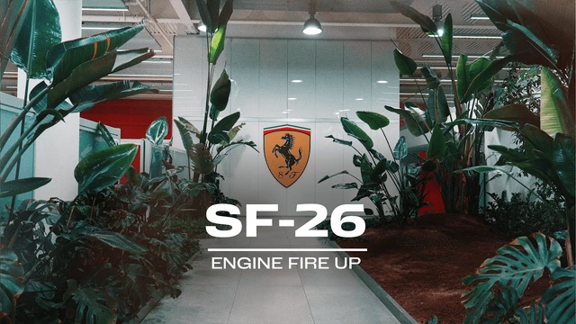 Ferrari enciende el SF-26 por primera vez - Fórmula 1 Videos