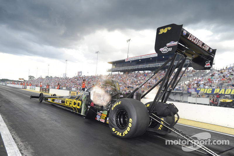 Morgan Lucas fastest Top Fuel qualifier at Gainesville