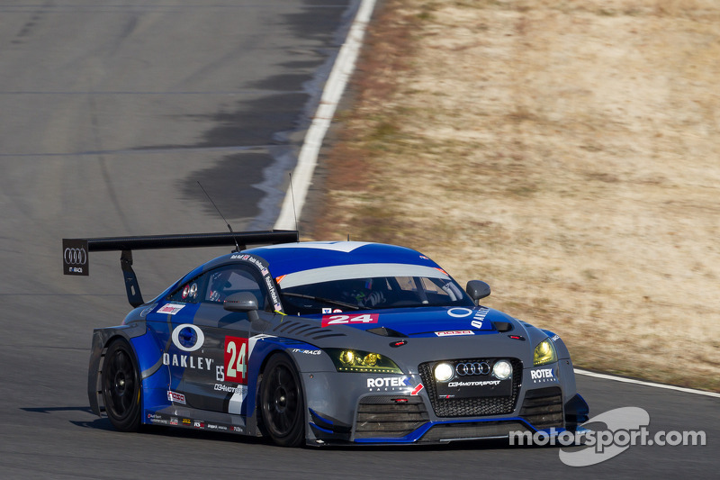 Rotek Racing Audi leads at 18 at USAF 25 Hours of Thunderhill