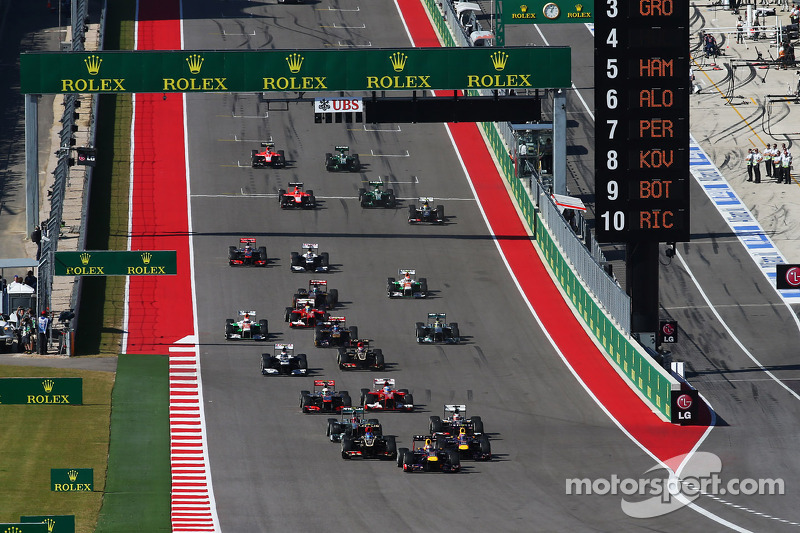 2014 Formula 1 United States Grand Prix set for Oct. 31 to Nov. 2