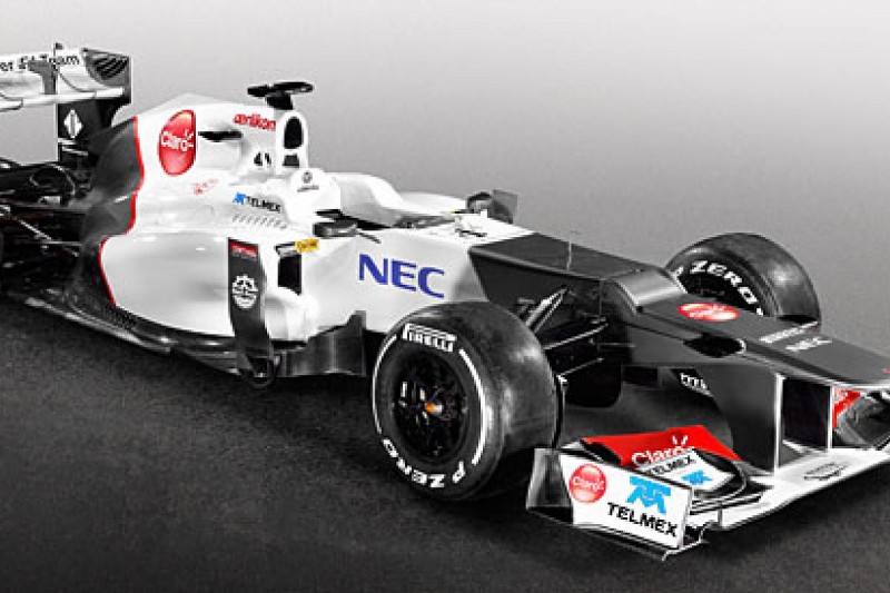 Sauber unveils its 2012 F1 car at Jerez