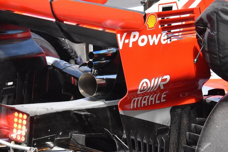 2019 Haas F1 design hints at double-stacked Ferrari exhaust system
