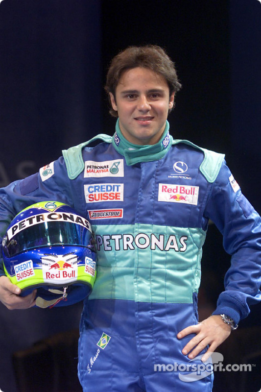 Felipe Massa at Sauber Petronas C21 launch, Hinwil