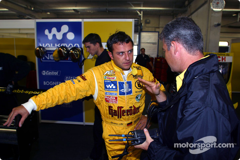 Christian Abt, Abt Sportsline, Abt-Audi TT-R, mit Renningenieur Dirk ...