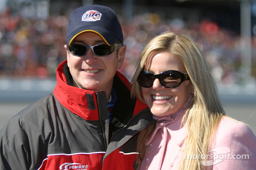 Kurt Busch and fiancÃ©e Eva Bryan | NASCAR SPRINT CUP photos | Main ...