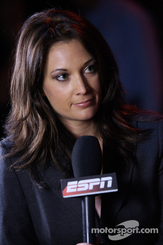 ESPN reporter Nicole Briscoe at Daytona 500