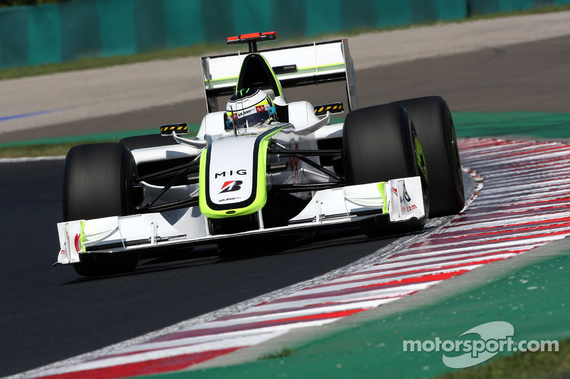 Jenson Button, Brawn GP at GP de Hungría - Fórmula 1 Fotos